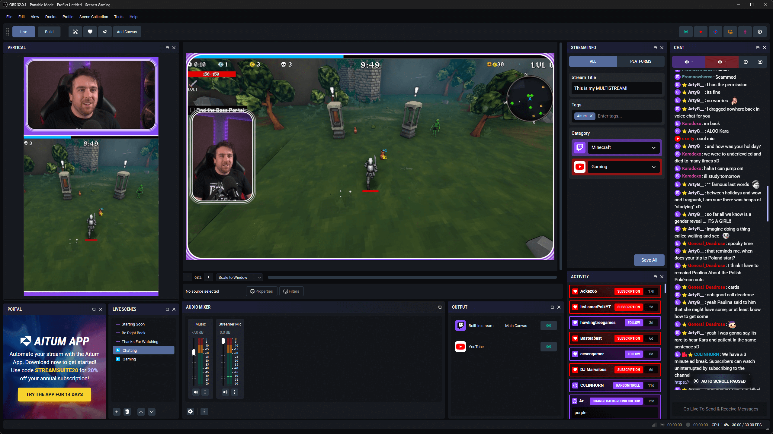 Aitum | The best automation tool for streamers